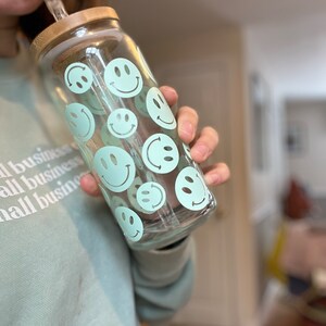 Bamboo Lid and Straw, Beer Can Glass Lid, Glass Straw, Bamboo Lid ...