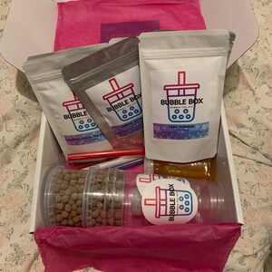 Bubble Tea Home DIY Kit by Bubble Box fruit Tea Set | Etsy