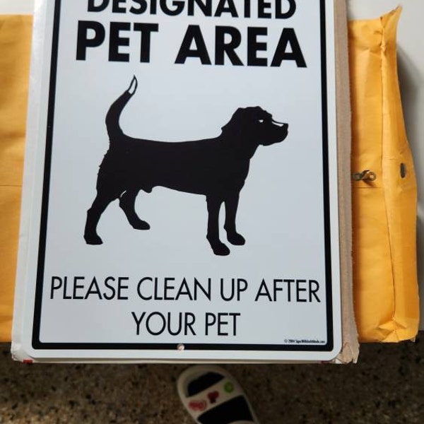 Warning! Beware of Dogs Aluminum Dog Sign and Sticker - Etsy