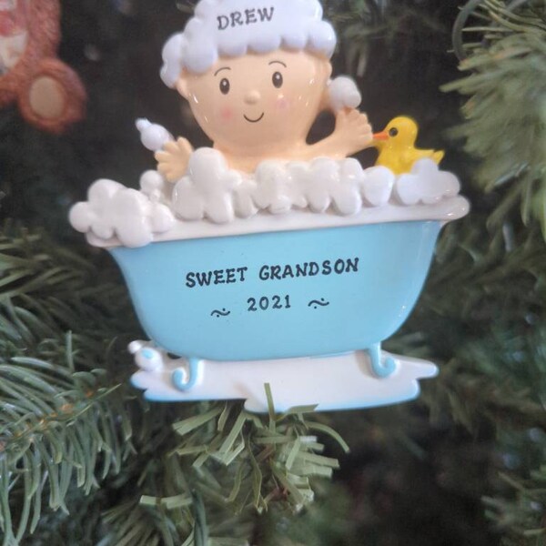 My First Pet Kitten Cat Picture Photo Frame Personalized Christmas Tree ...