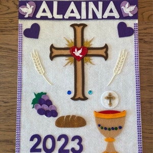 Personalized Reconciliation Banner First Communion Banner - Etsy