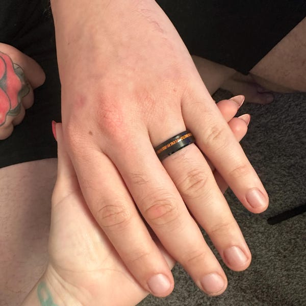 NEW Custom Silicone Wedding Ring for Women Customized Wedding Band - Etsy