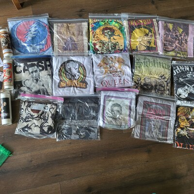 Classic Rock Vintage Band Tshirt Mystery Box, Rock Tshirt, Band Tee ...