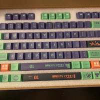 Eva Unit-01 Keycap Set, Cherry Profile, PBT, Cherry MX Stem, Dye-sub ...