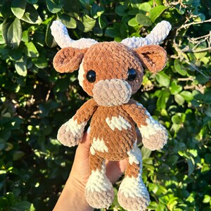 Longhorn Crochet Pattern Longhorn Cow Pattern, Amigurumi Longhorn Cow ...