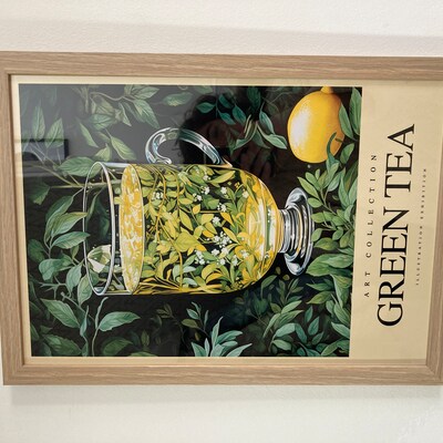 Any Colour Autumn Tea Print Tea Drink Poster Tea Art Kitchen Print ...