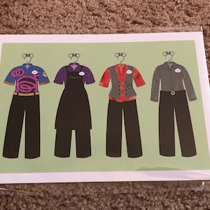 Cast Member Name Tag Display Frame and Print Casting Agency - Etsy