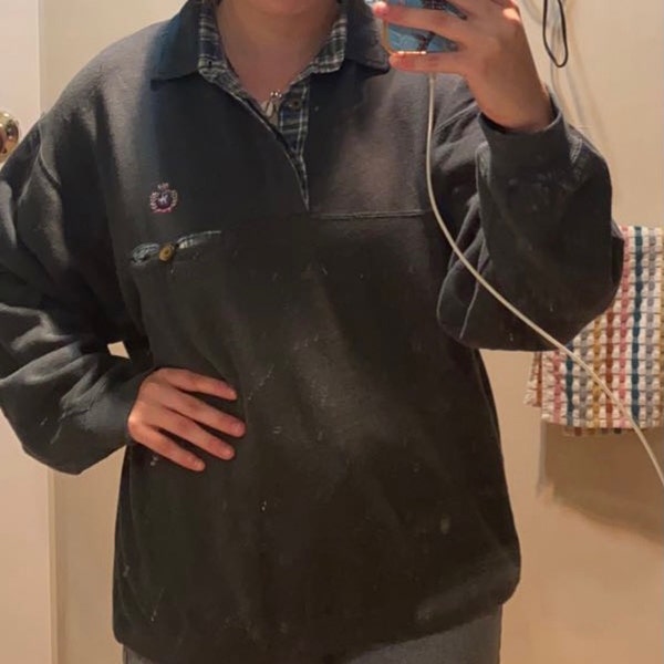 RARE!! Vintage Head Halfzip Sweatshirt Head Sweater Head Big Logo ...