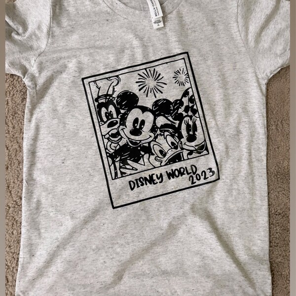 Mickey Mouse and Friends Polaroid 2023 SVG Design Files for Cricut ...