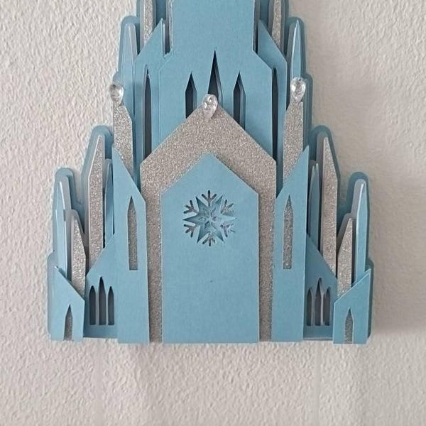 Frozen Castle SVG File for Cake Topper or Party Decorations | Arendelle ...