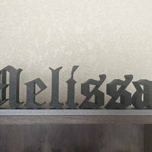 6,5 Hollow Fillable Letter Freestanding Empty Letter Box Self Standing ...