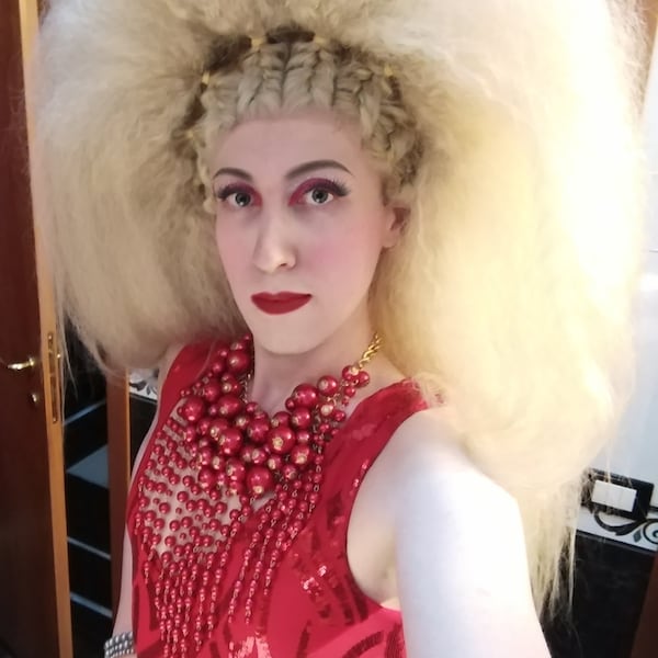 Rocker Emo Punk Mohawk Mullet - Custom Drag Queen Lace Front Wig - Etsy