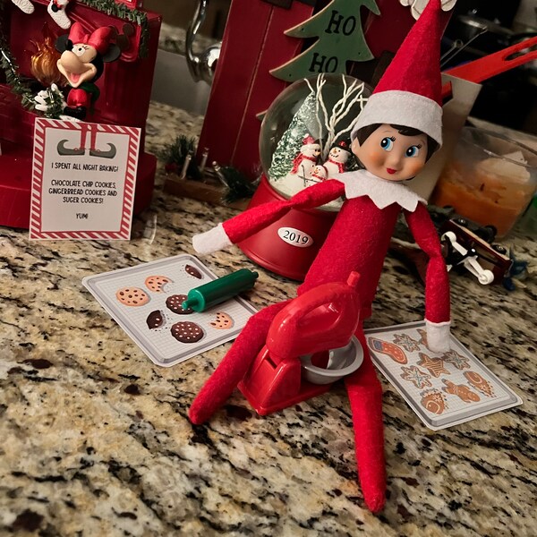 Printable Elf Kit 24 Days Bundle Christmas Elf Props Kit Instant ...