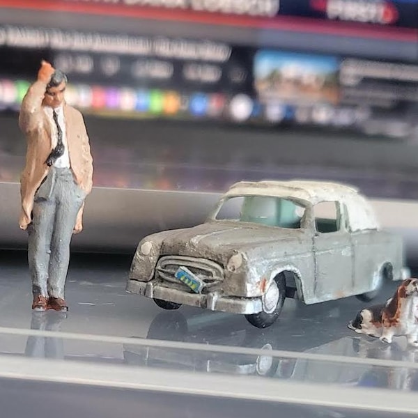 1:64 Miniature Human Figures Resin / Unpainted Great for Dioramas Hot ...