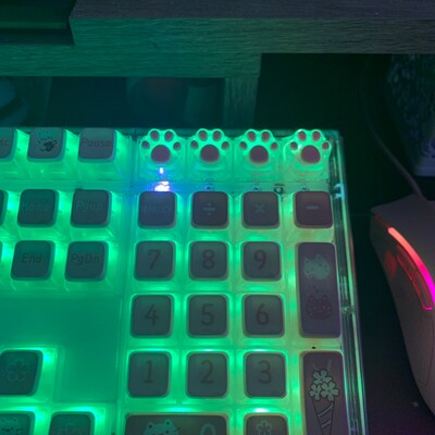 Fully Transparent Keycaps Set, Mechanical Keyboard Keycaps Set, Gaming ...