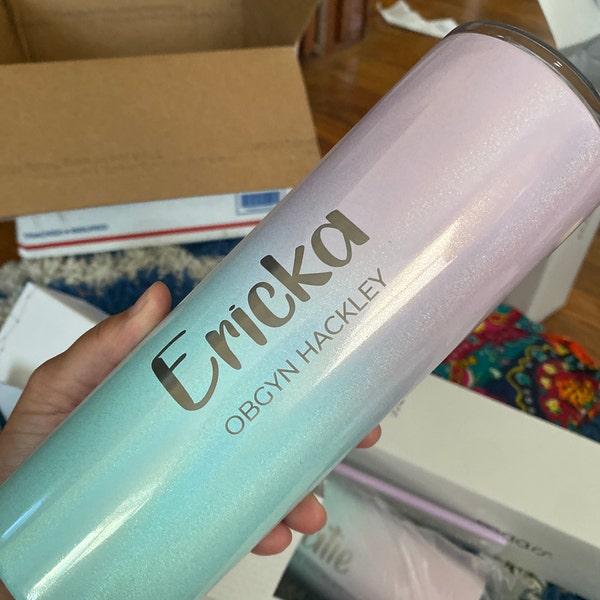 Personalized Tumbler With Straw - Laser Engraved, Group Gift, Girl's ...