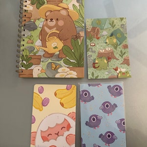 Character Collage Sticker Book Hardcover Cute Artwork Sticker Album ...