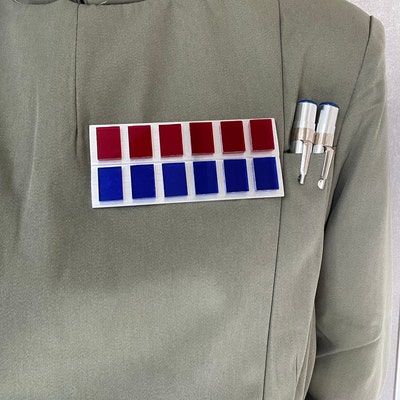 Push Buttons Star Wars Rogue One Imperial ISB Officer Rank Bar - Etsy