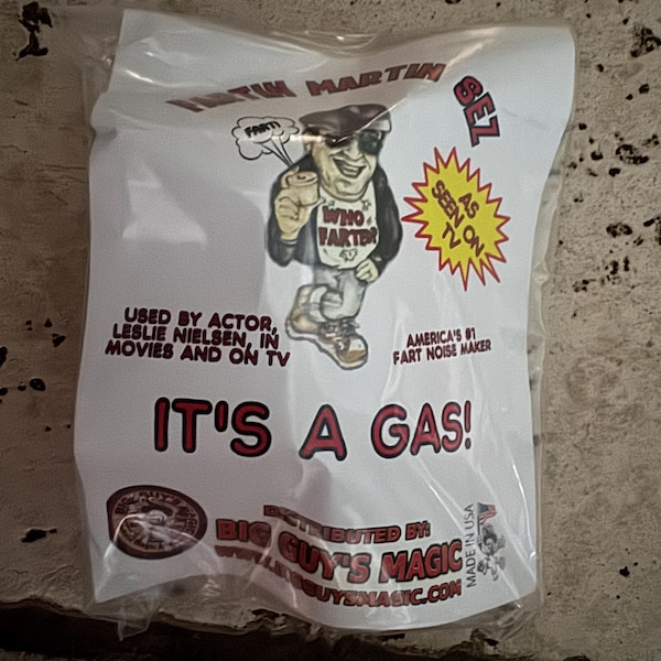 Martin Sez Fart Bag, America's #1 Fart Sound Maker! USED by LESLIE ...