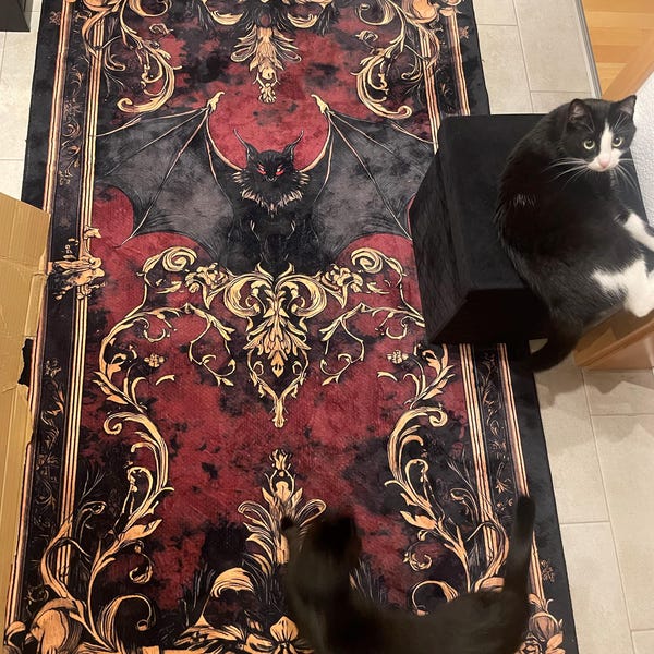 Crescent Moon Area Rug, Celestial Decor Carpet, Night Sky Living Room ...