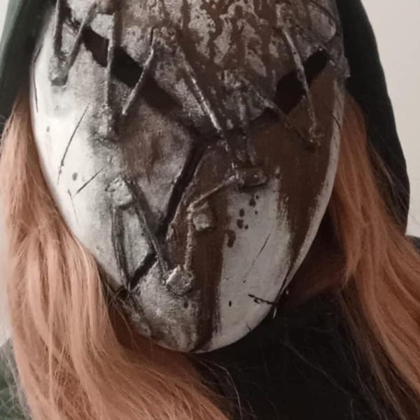 Joey Jordison Mask White Drummer Mask Hard Rock Halloween Mask Scary ...