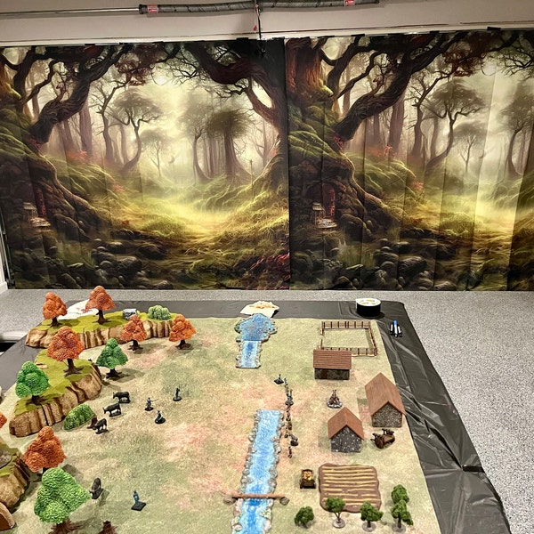 Cottagecore Enchanted Forest Tapestry Aesthetic, Green Indie Room Decor ...