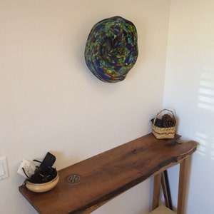 Hand Blown Glass Fluted Bowl Table Centerpiece Incalmo | Etsy