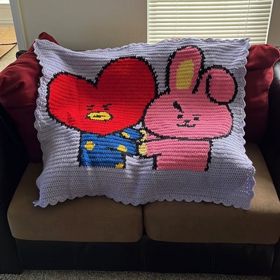 BTS Butter Crochet Blanket Throw PATTERN ONLY - Etsy
