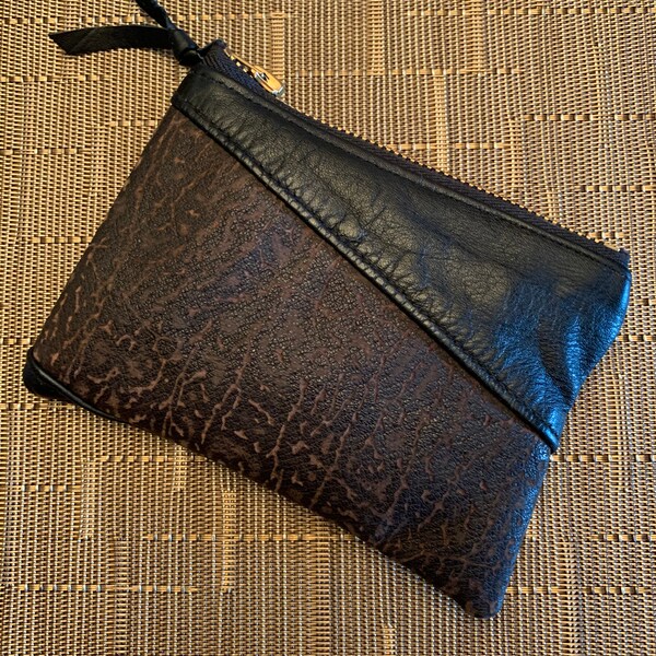 UPCYCLED Label Pouch. Recycled Clothing Labels. Passport Holder ...