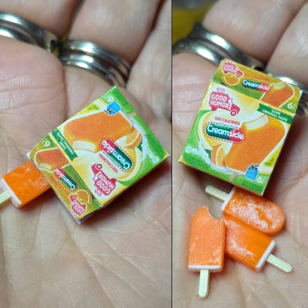 Dollhouse Popsicle- 1:12th Scale- Dollhouse Furniture- Dollhouse ...