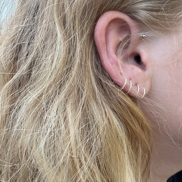 Four Piercing Twist in Earrings - Etsy