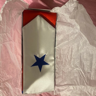 Panama Flag Graduation Sash/stole International Study Abroad Adult ...