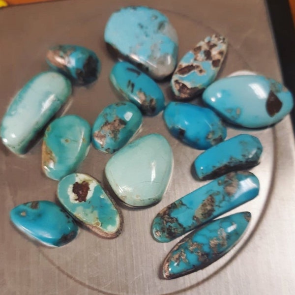 3 " Sterling Silver Natural Blue Kingman Slab Turquoise Belt Buckle by ...