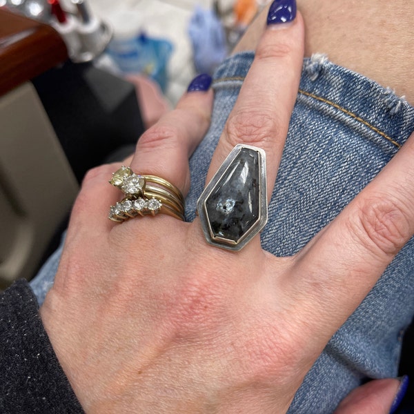 Gravestone Ring Made With Actual Repurposed Grave Stone - Etsy