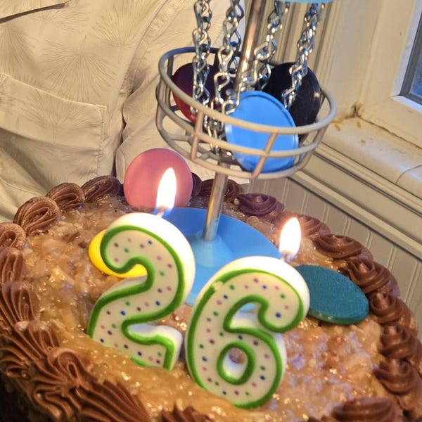 Mini Disc Golf Desk Game – Metal Chain & Metal Support Rod – 3D Printed ...