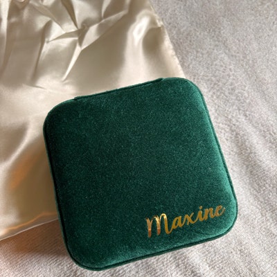 Constellation Custom Jewelry Box, Round Jewelry Case, Customizable ...