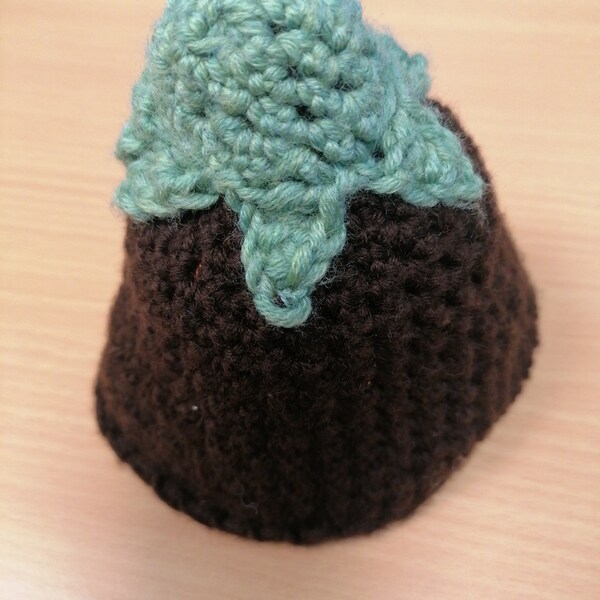 Reversible Volcano Amigurumi Crochet Pattern, Mountain,kawaii, Lava ...