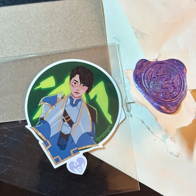 Dragon Prince Character Stickers - Etsy