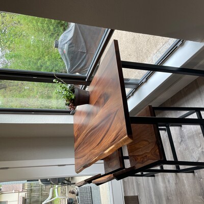 U Shaped Legs Set2 of Square Tubed Metal Table Legs 10 35 Raw Steel U ...