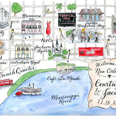 Watercolor Vintage London Map Card Single Card, Set of 4, and Luxury ...