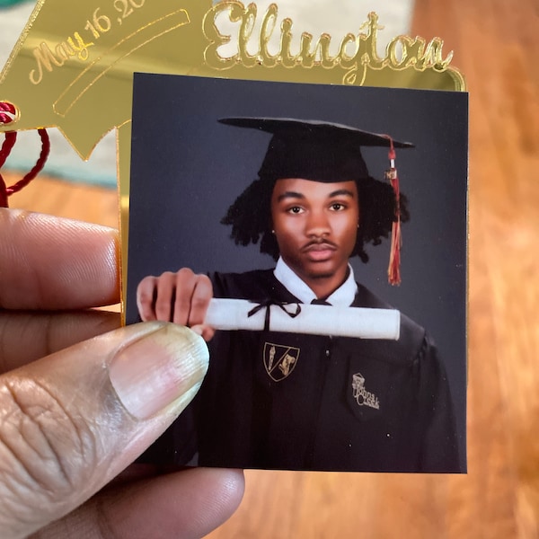 Custom Graduation Photo Magnet, Graduation Cap, Graduation Party Favors ...