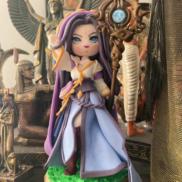 Custom Clay Figure, Custom Anime Figurines, Character Handmade Figures ...