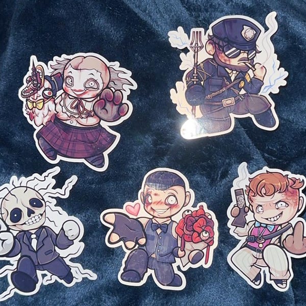 Outlast Trials Stickers | Mother Gooseberry, Officer Leland Coyle ...