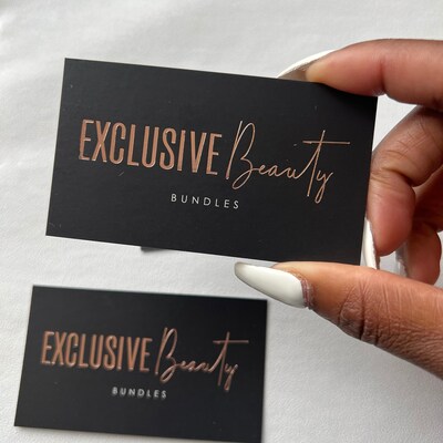 Silk Laminated Business Cards, Calling Cards Plus Upgrades - Etsy