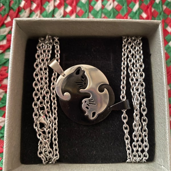 Magnetic Angel Devil Wings Matching Couples Necklace Set for Two ...