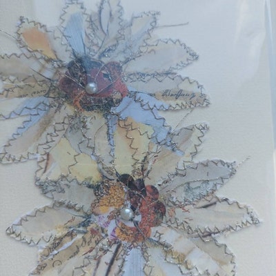 Fiddlestitch A5 Treble Clef Embroidered Notebook, Journal, Music Gift ...