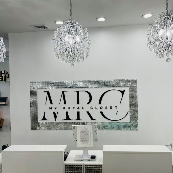 Custom Laser Cut Business Logo - Floating Pieces - Wall Mounted Logo ...