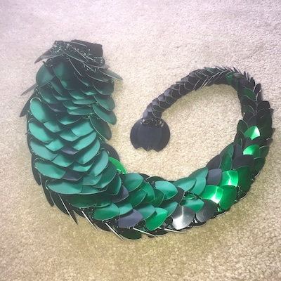 Large Scaled Dragon Tail, Costume Tail, Dragon Costume, Colorfull ...
