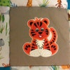 Applique Tiger Machine Embroidery Design Zoo Baby Cub Jungle Safari Boy ...