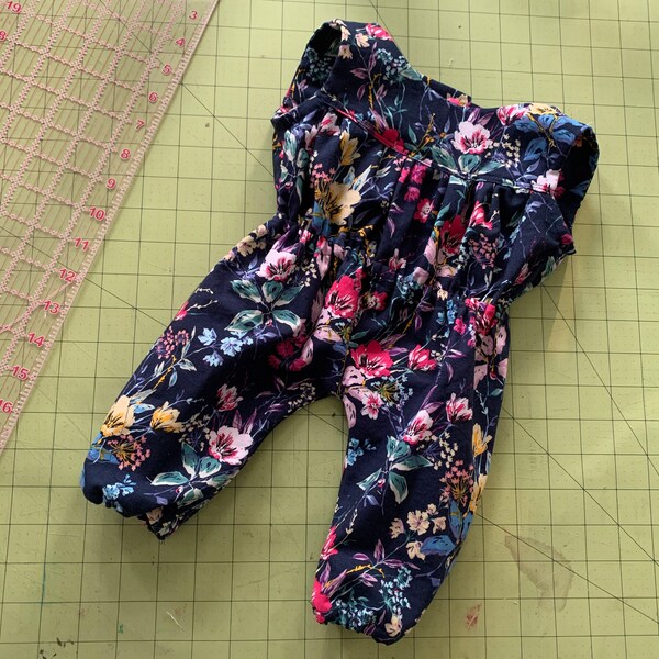 Baby Jumpsuit - PDF Sewing Pattern and Photo Tutorial - Sizes 000 to 2 ...